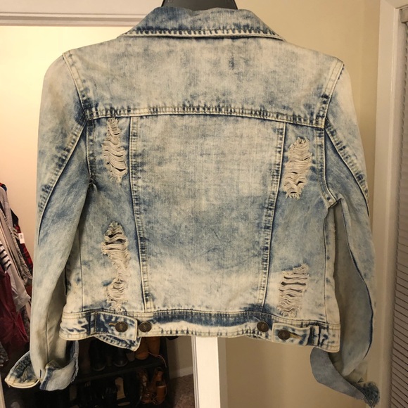 Jackets & Coats | Distressed Denim Jacket | Poshmark